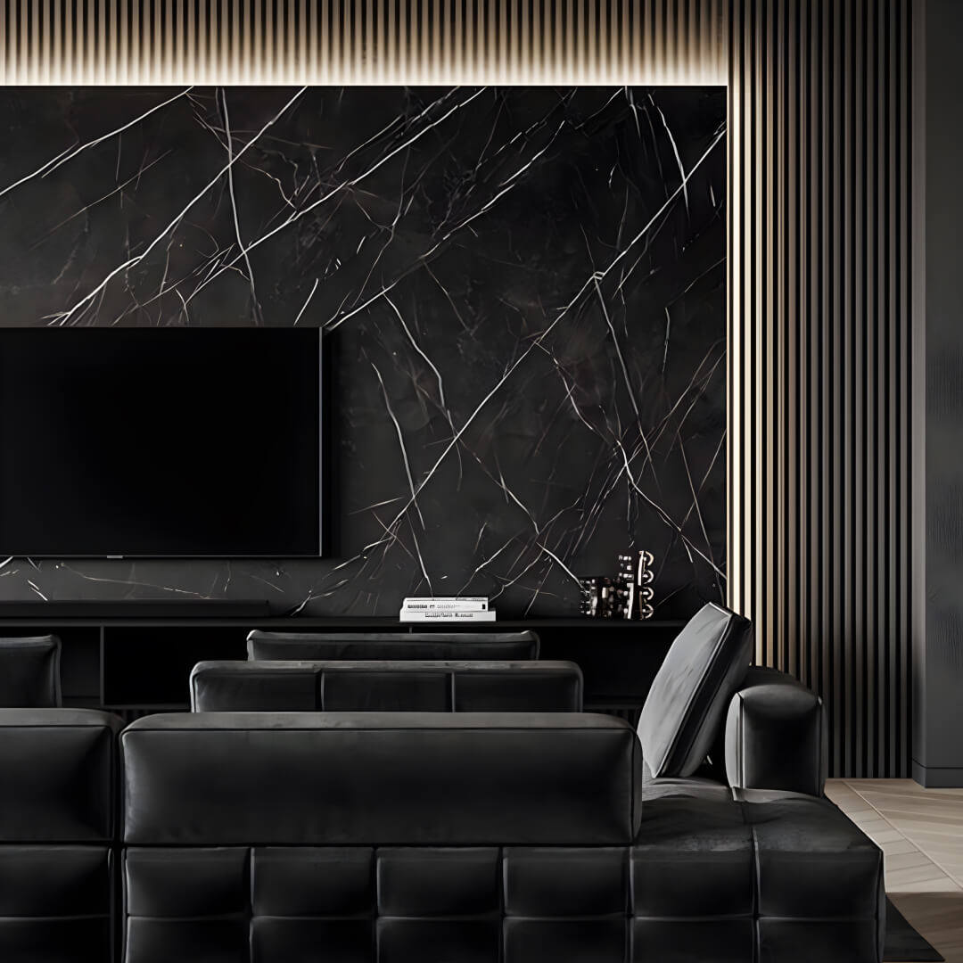 Descubre la elegancia y durabilidad del panel SPC tipo mármol & ezencial.pe