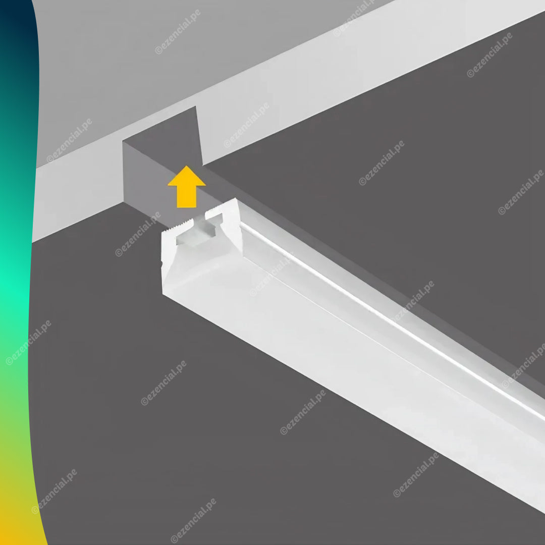 Canaleta Flexible para Luz Led por Metro lineal | ezencial.pe