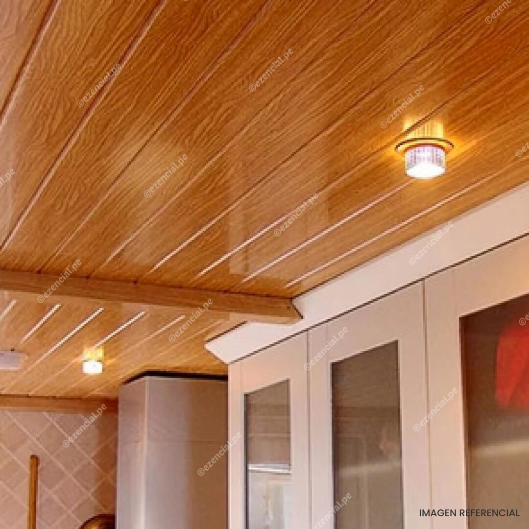 Cielo Raso PVC Marrón 243001 290x30cm | ezencial.pe