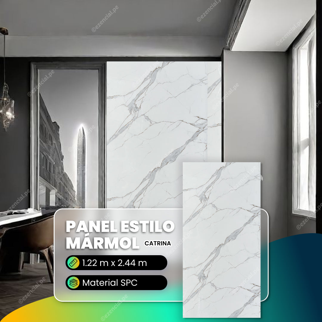 Panel SPC 2402 Tipo Mármol Modelo Catrina | ezencial.pe