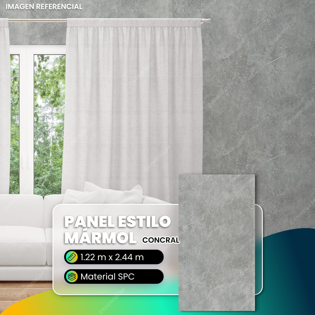Panel SPC Tipo Mármol Modelo Concral | ezencial.pe
