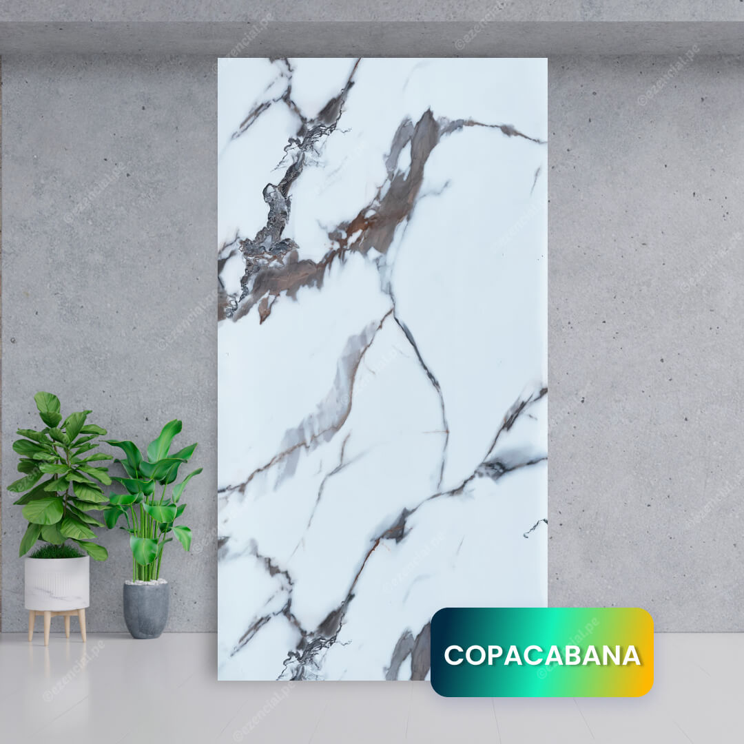 Panel SPC Tipo Mármol Modelo Copacabana | ezencial.pe