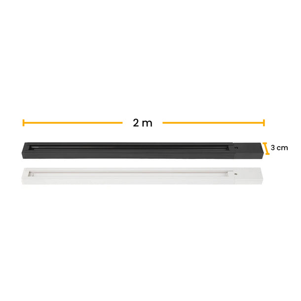 Riel de Aluminio para Spots LED 2 metros | ezencial.pe